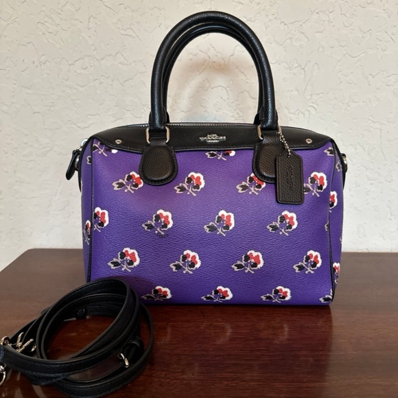 Coach | Bags | Coach Mini Bennett In Bramble Rose Floral Print | Poshmark